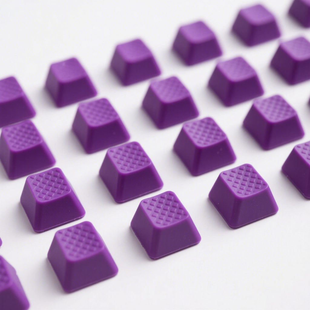 Custom rubber keycaps for gaming