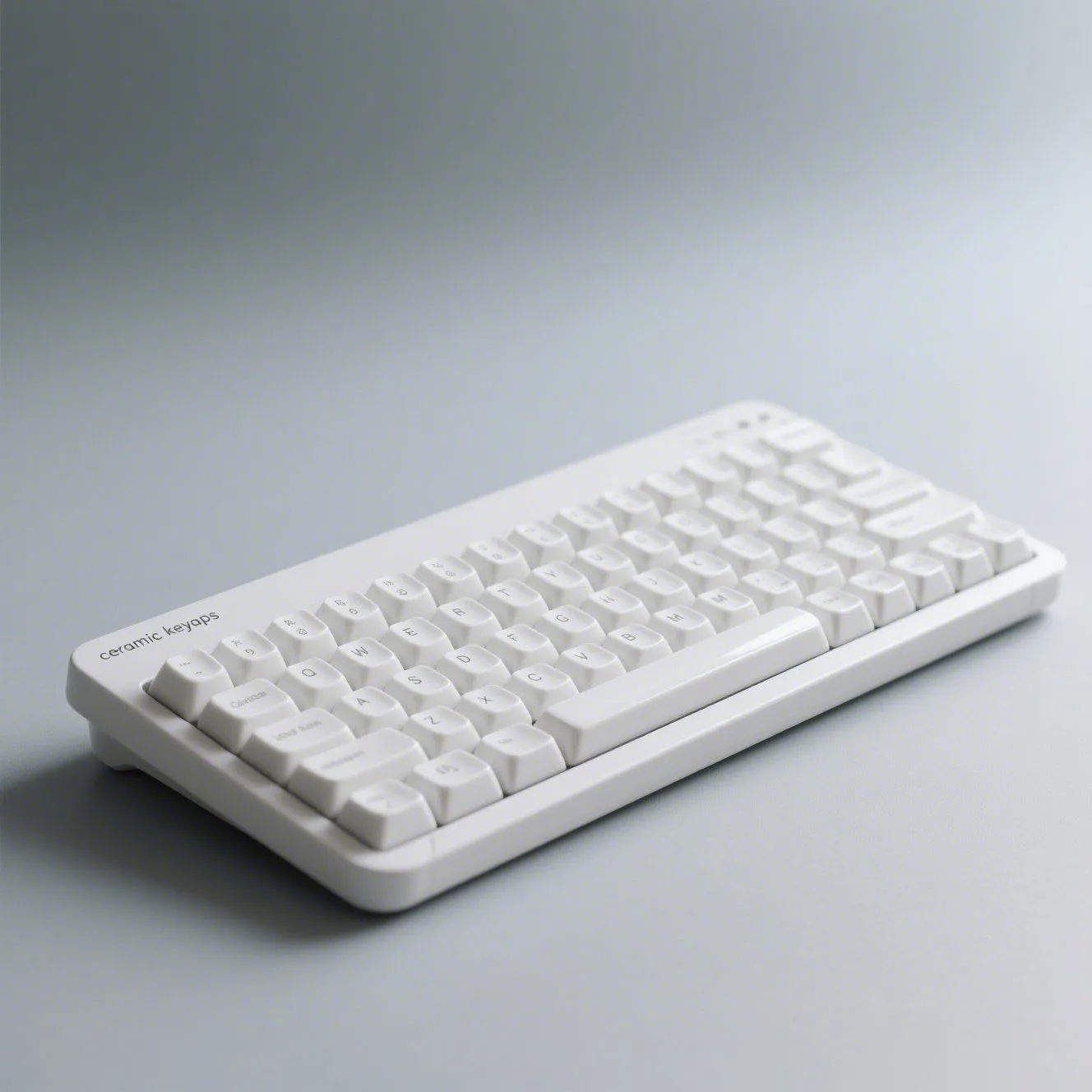 White Ceramic Keycaps Elevate Your Typing with Elegance and Artistry ...