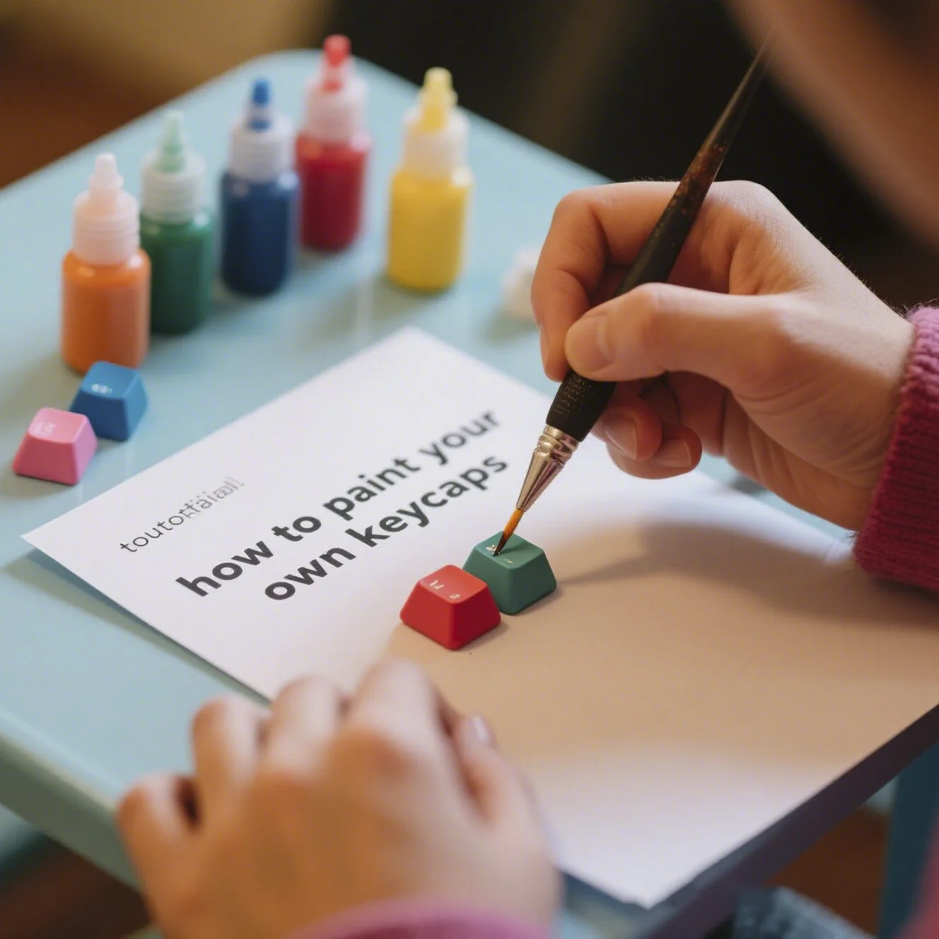 How to Paint Your Own Keycaps – Easy DIY Guide - Allwin Factory Co., Ltd