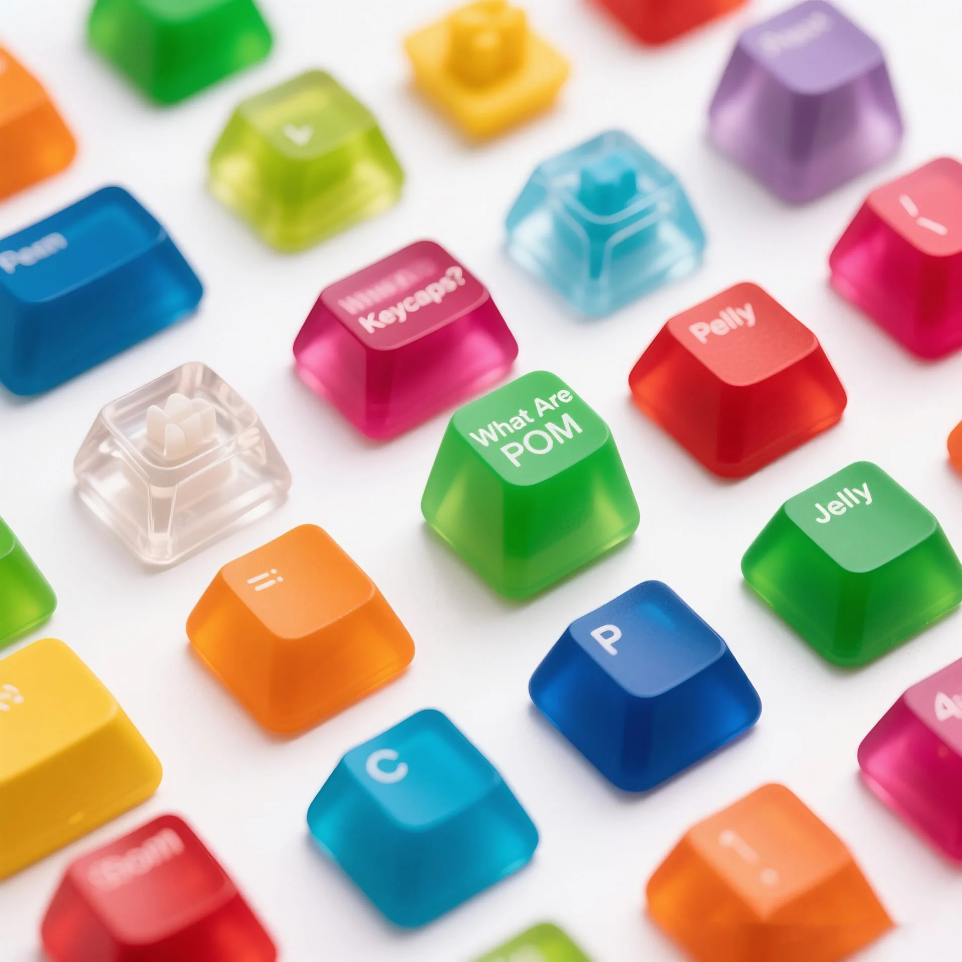 What Are POM Jelly Keycaps?